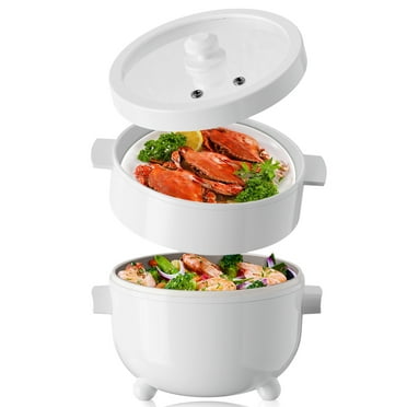 Ceramax Electric Hot Pot 2.5L Nonstick Ceramic Skillet Pan Mini Cooker ...