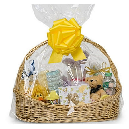 10pack Clear Cello/cellophane Bags Gift Basket Packaging Bags Cello ...