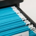 Iris Letter Size Stacking File Storage Drawer Black Set Of 2