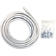 Frost King Tubular Vinyl Gasket Weatherstrip, 1/2" W, 1/4" T, 17' L ...