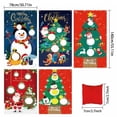 Christmas Bean Bag Toss Game Set, 3 Sand Bags 1 Hanging Banner, Holiday ...