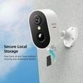 DEKCO 2K Wireless Security Camera with Spotlight, Siren, Sensor, Indoor ...
