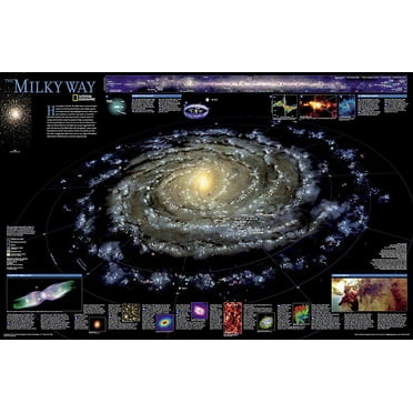 30" x 48" Smithsonian Journeys Blue Ocean World Wall Map - Laminated ...