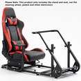 Supllueer Stable Racing Simulator Cockpit with Gaming Seat for PC, Xbox ...