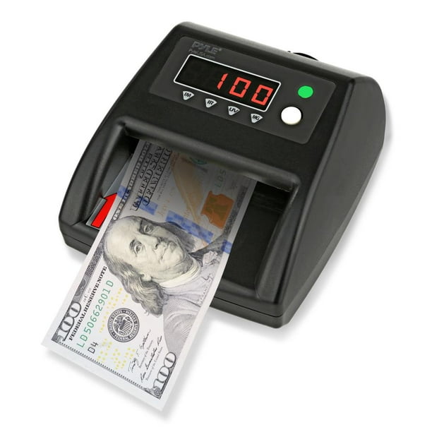 PYLE PRMDC40 - 2-in-1 Bill Counter & Counterfeit Bill Detector ...