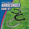 Solid Iron Horseshoes, Outdoor Tossing Game, 4 Piece Count, for All ...