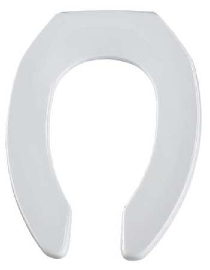 Bemis 1955SSCT000 Elongated Open Front Toilet Seat,White - Walmart.com