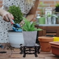 XIBUFE 2026 New 2Pcs Wooden Plant Stands Oriental Style Indoor ...