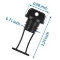 Gustave 4Pcs Universal Kayak Drain Plugs Thread Hull Drain Holes Plug ...