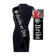 White Obsessed Sash for Women, Bachelorette Parties - Walmart.com