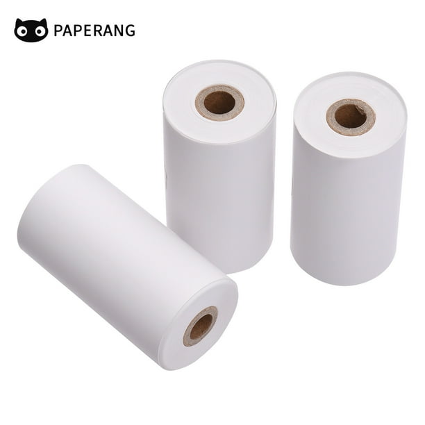 PAPERANG 3 rollos de papel térmico de 57 x 30 mm para recibos, sin BPA ...