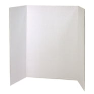 Quartet Show-It! 3-Panel Display System, 6' x 3', Double-sided, Blue ...