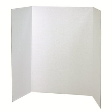 Quartet Show-It! 3-Panel Display System, 6' x 3', Double-sided, Blue ...