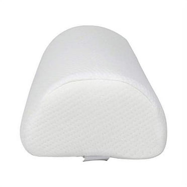 16"Dreamsweet D-Shape Memory Foam Half Roll Bolster Round Pillow w ...