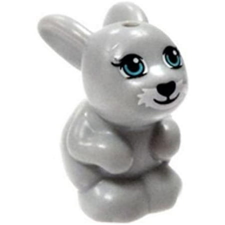 LEGO New Friends Grey Bunny Rabbit Minifigure Minifig Figure Cute Girl ...