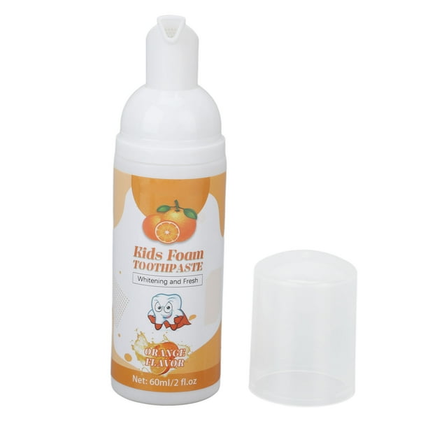 Kids Toothpaste, Freshen Breath Orange Flavor Kids Foam Toothpaste For ...