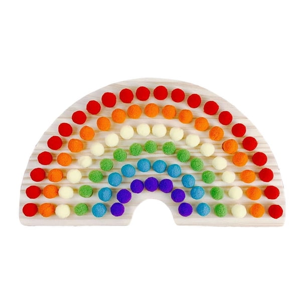 Toys Bead Puzzle Color Sorting Brain Teasers Game Preschool Educational ...