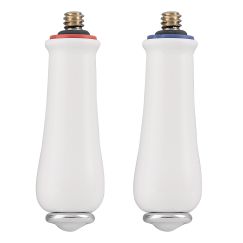 Moen Monticello Porcelain/Chrome Replacement Handle Knob Insert ...