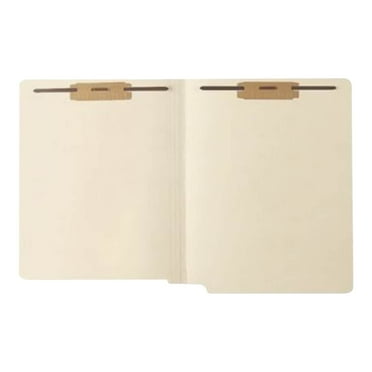 Fastener File Folder, 2 Fasteners, Reinforced Straight-Cut Tab, Letter ...