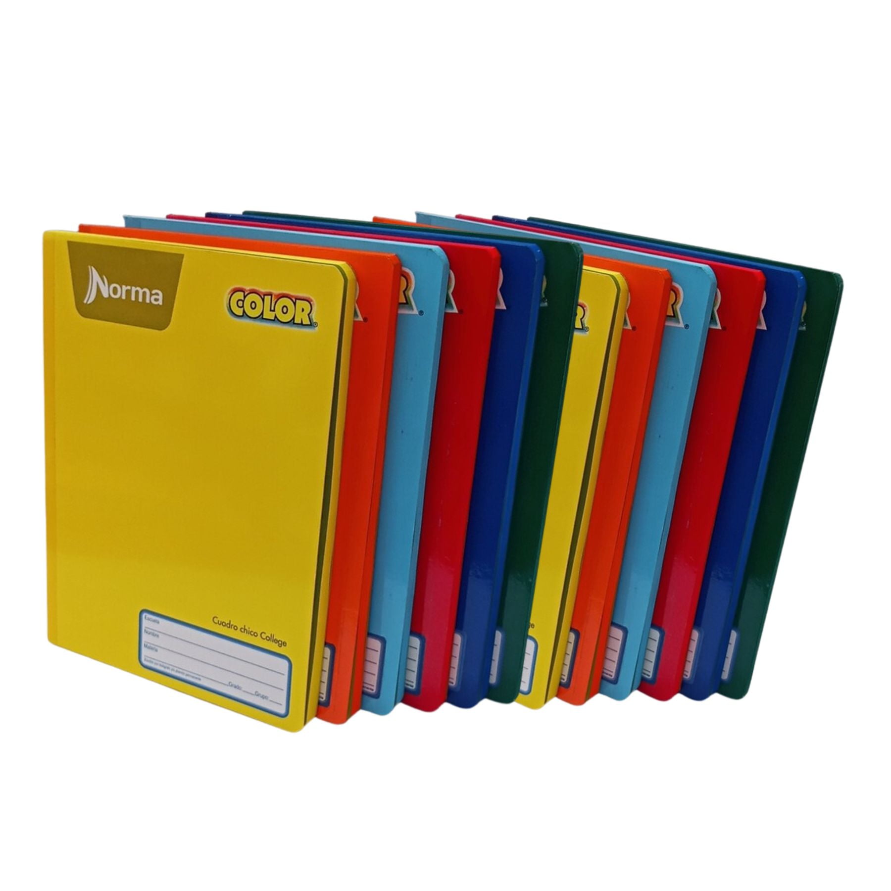 Cuadernos Cosidos College Norma Color 100 H Cuadro Grande Caja con 30 ...
