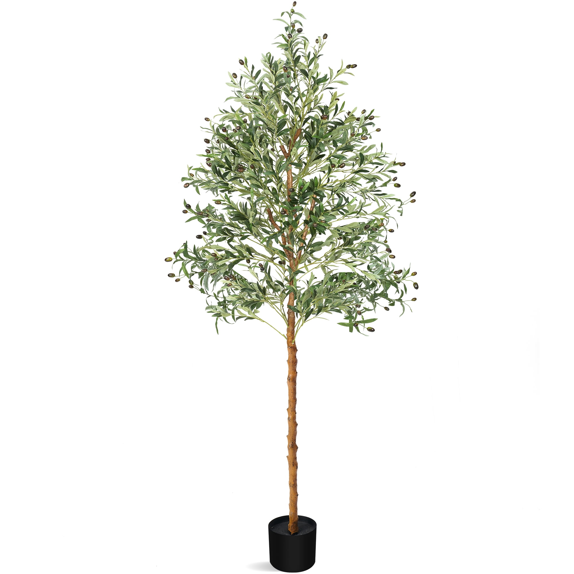 73'' Artificial Olive Tree, 6Ft Artificial Plant, Tall Artificial Tree ...