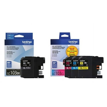 Brother Genuine High-yield Color Printer Ink Cartridge, LC1033PKS ...