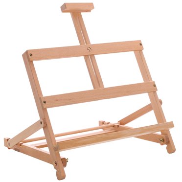 U.S. Art Supply Super Solana Extra Large Adjustable Wood Desk Table ...