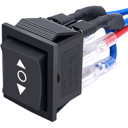 weideer 20A 12V DC Momentary Motor Polarity Reverse Rocker Switch DPDT ...