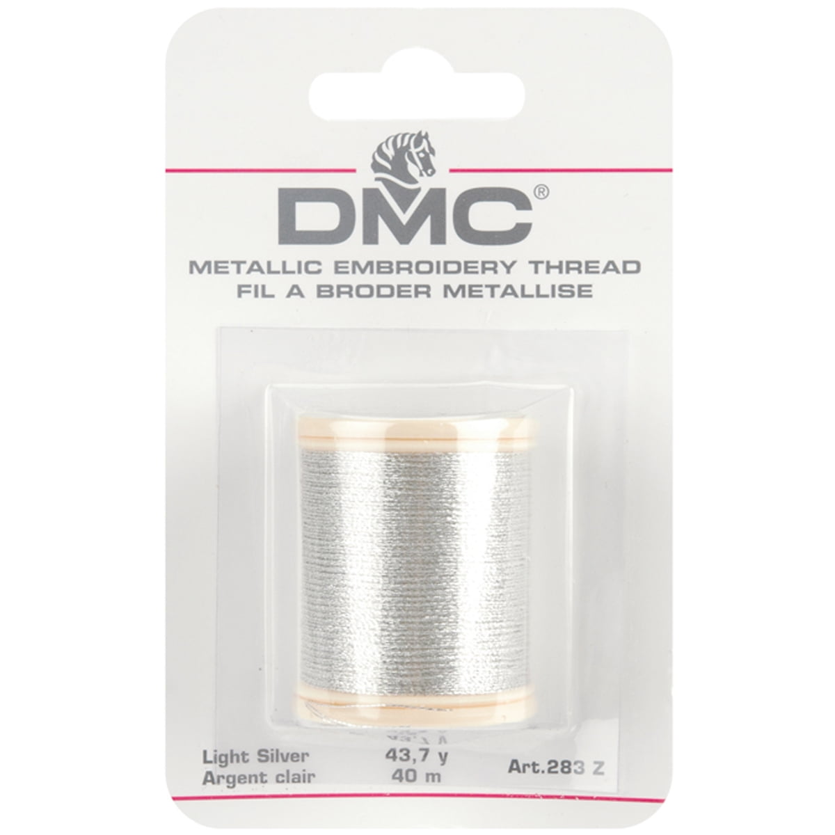 Click here for Dmc Metallic Embroidery Thread 43.7yd-Light Silver prices