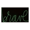 Heidi Swapp Neon Glow Wall Word - Brave - Walmart.com