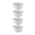 Mainstays Blue Rim Stoneware Bowl - Walmart.com