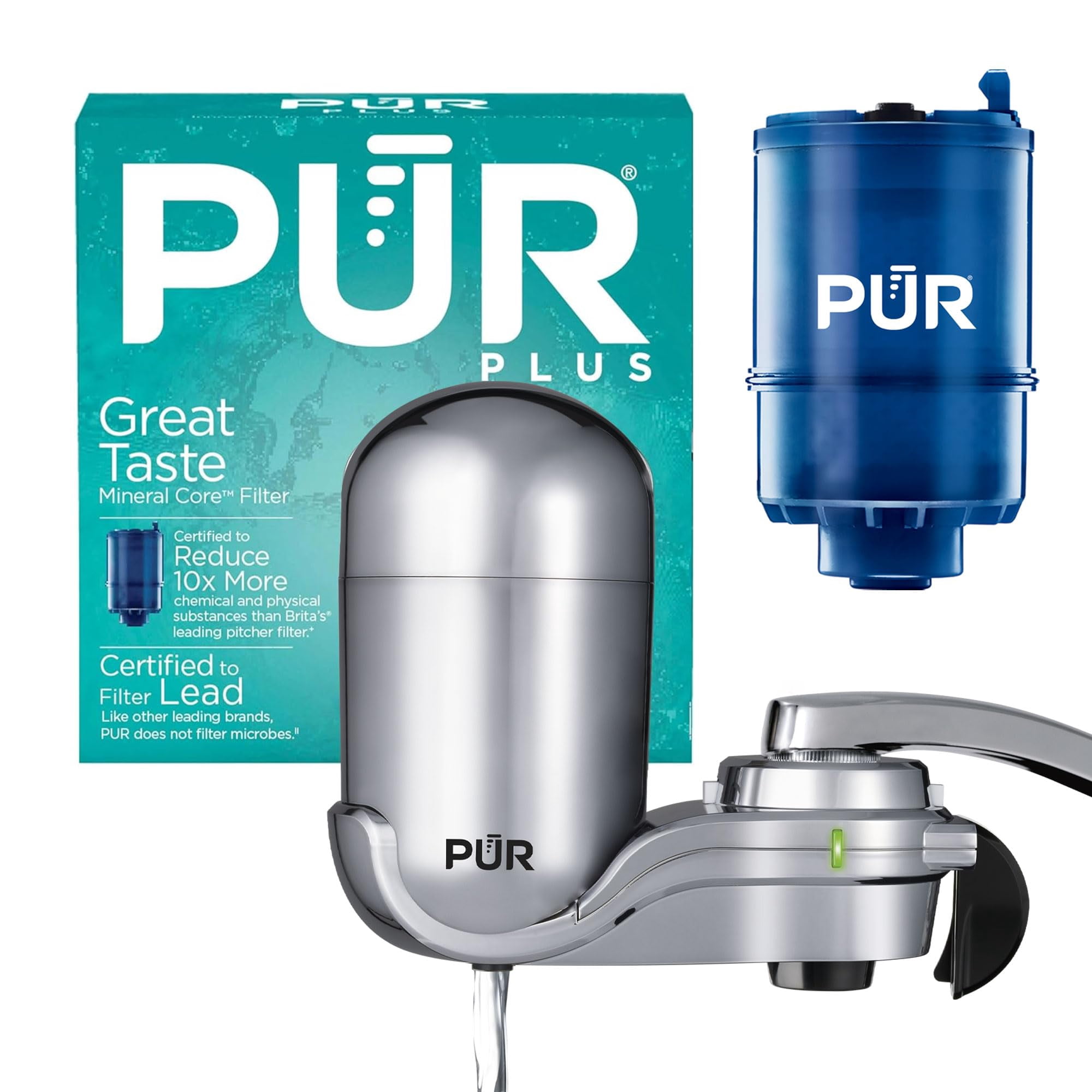 Click here for Pur Plus Vertical Faucet Mount Water Filtration Sy... prices