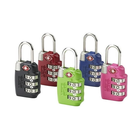 Lewis N. Clark - Travel Sentry Combination Lock, Black - Walmart.com ...