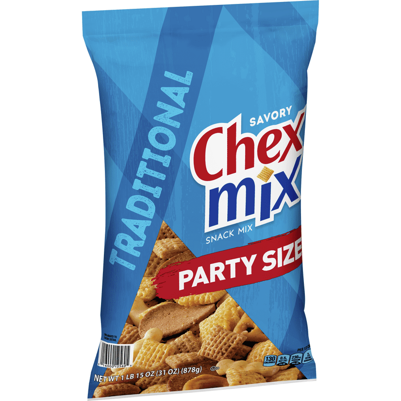 Chex Mix Traditional Savory Snack Mix, 31 oz - Walmart.com