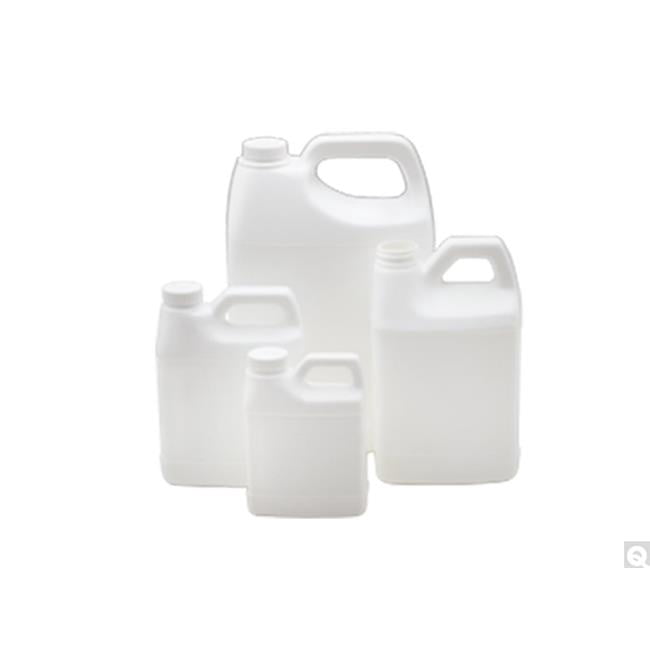 64 oz White HDPE F-Style Jug with 38-400 Polypropylene Sturdee Seal PE ...