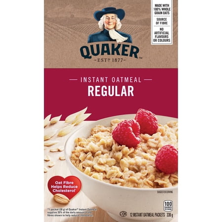 Quaker Regular Instant Oatmeal - Walmart.ca