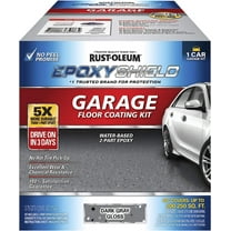 Dark Gray, Rust-Oleum RockSolid Garage Floor Coating Kit-317286, High ...