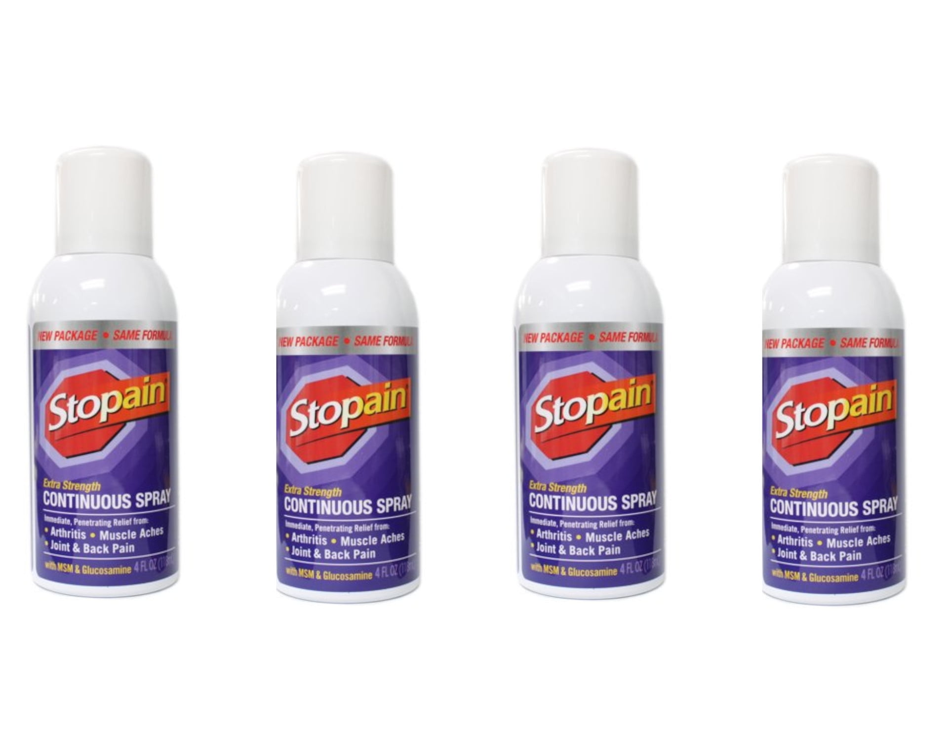 4 Pack Stopain Extra Strength Pain Relieving Spray - Nepal | Ubuy