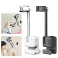 Agiufgs Hair Dryer Shelf Aluminum Alloy, 360° Rotating Adjustable ...