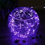 PURPLE 100 LED 32ft Fairy String Lights Copper Wires Event Party ...