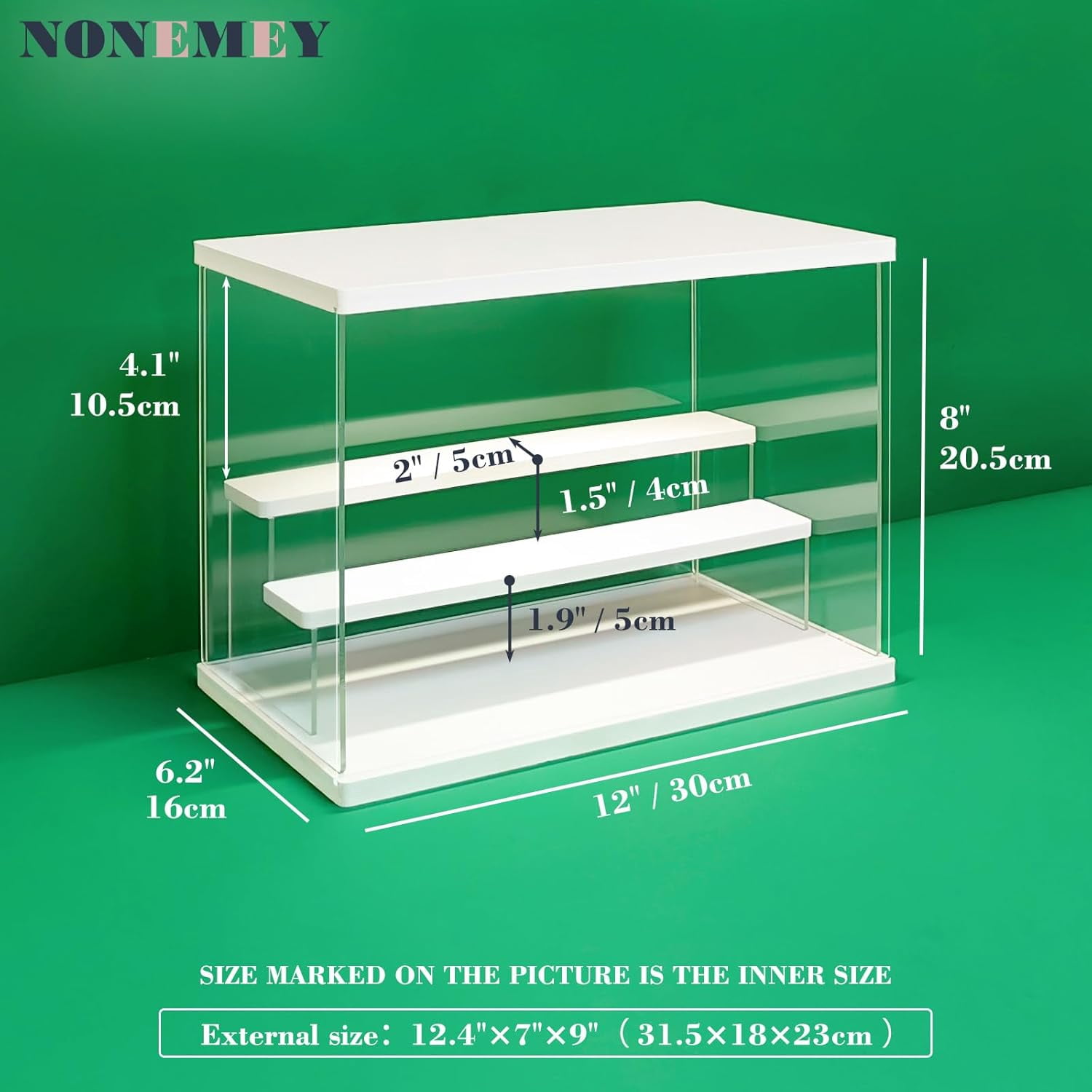 Shelf Clear Acrylic Rock Display Case Rock Display Case Clear Acrylic ...