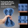 Baseball Ice Cube Mold withLid Silicone, 3D Spherical Ice Tray Slow ...