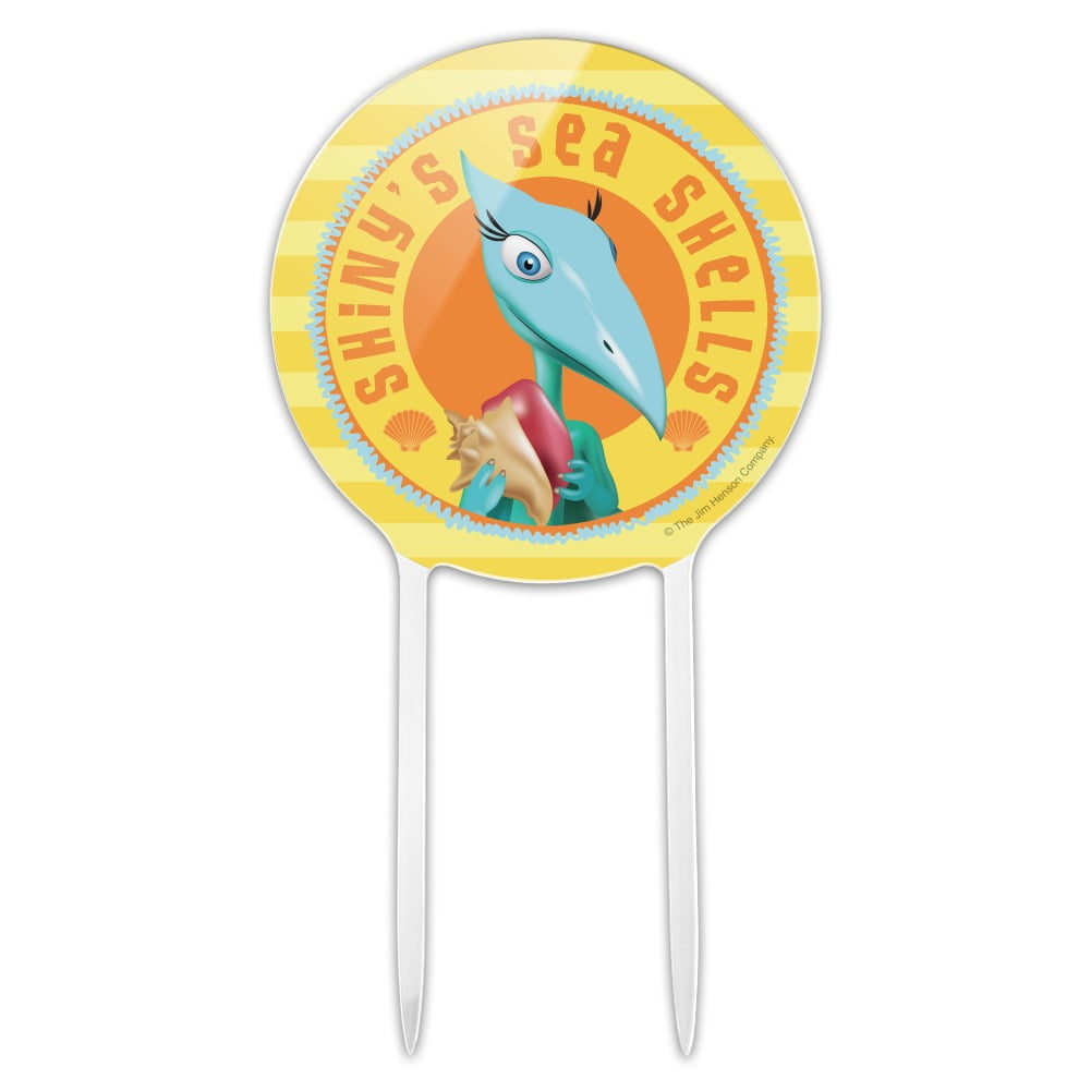 Acrylic Shiny's Sea Shells Dinosaur Train Cake Topper Party Decoration ...