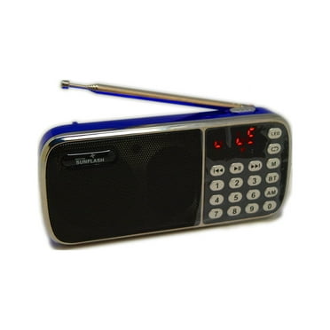 WR-15WL AM/FM Tabletop Radio (Walnut) - Walmart.com