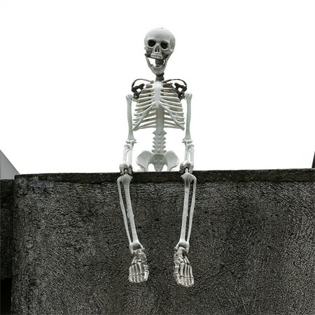 Feltree Halloween Decoration Full Body Skeleton Plastic Bones with ...
