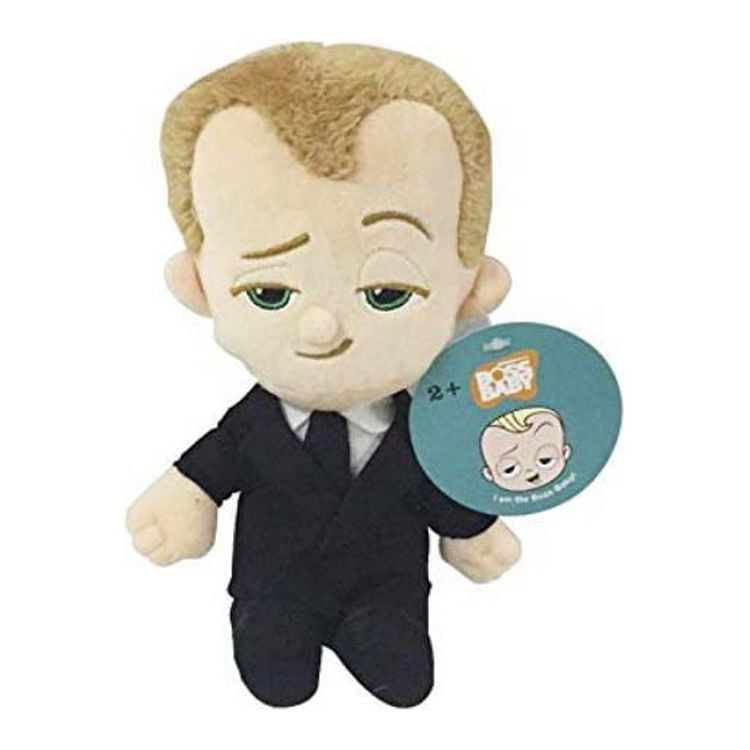 Figura de dibujos animados de Baby Boss, perro blanco y negro, juguetes ...