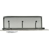 Mainstays Mesh Metal Key Rack with Mail Pocket, 3 Hooks, Silver ...