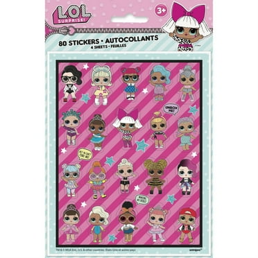 LOL Surprise Stickers for Kids 12 Sheet LOL Dolls Sticker Book with ...