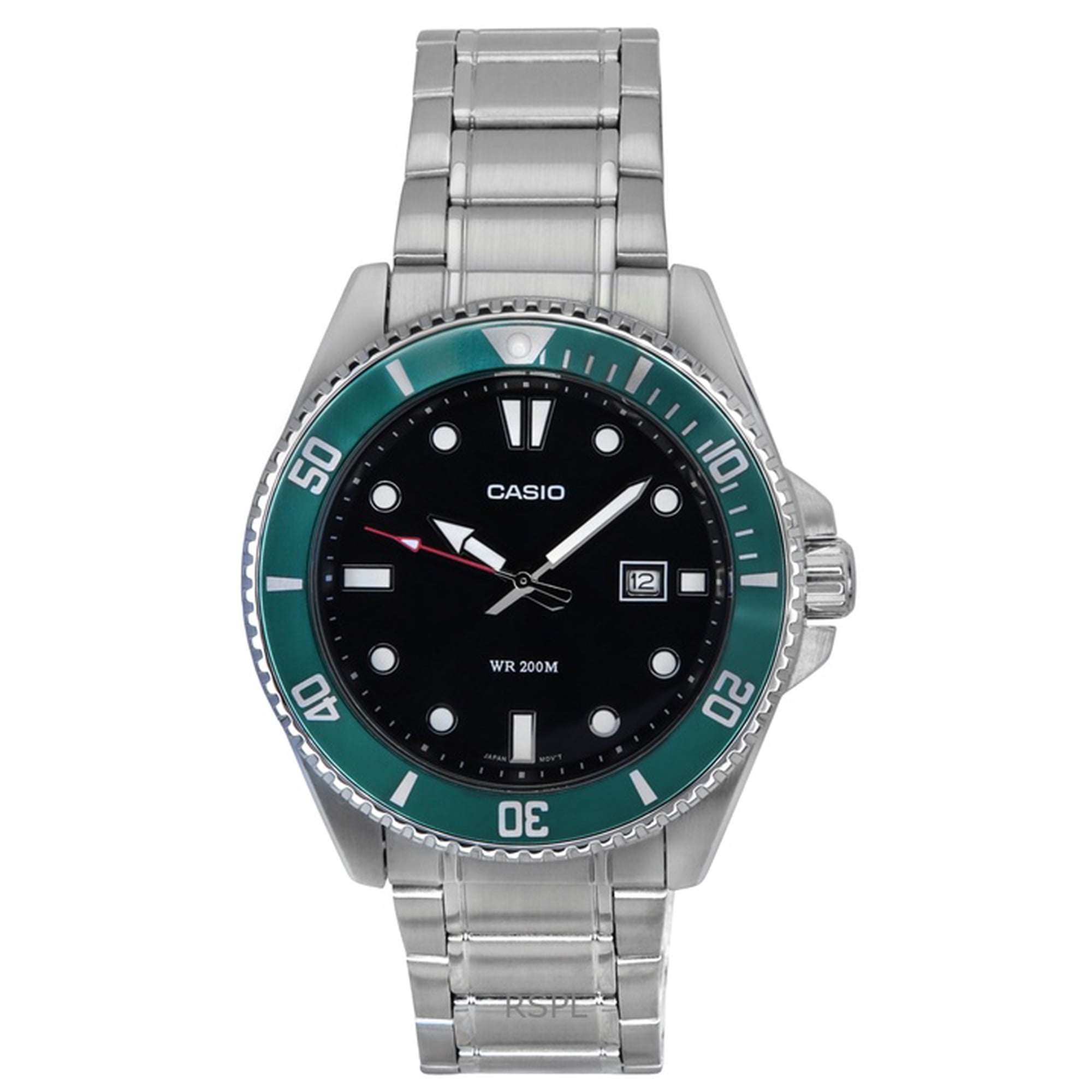 Click here for Casio Standard Analog Stainless Steel Black Dial Q... prices