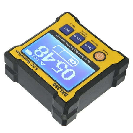 Digital Inclinometer, Level Gauge 0.02° High Resolution Magnets US 100 ...